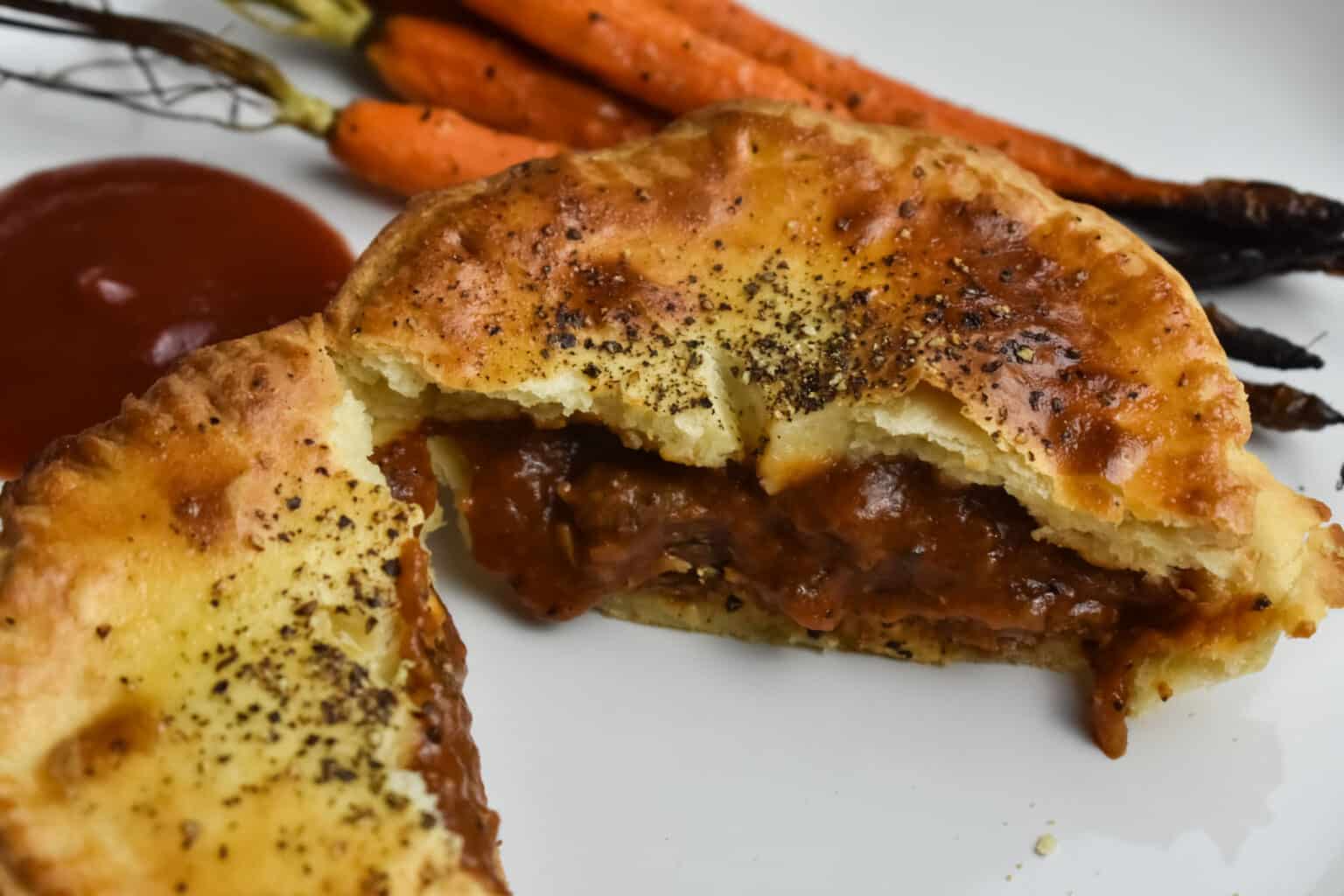Pepper Steak Pie - Bake with Amy